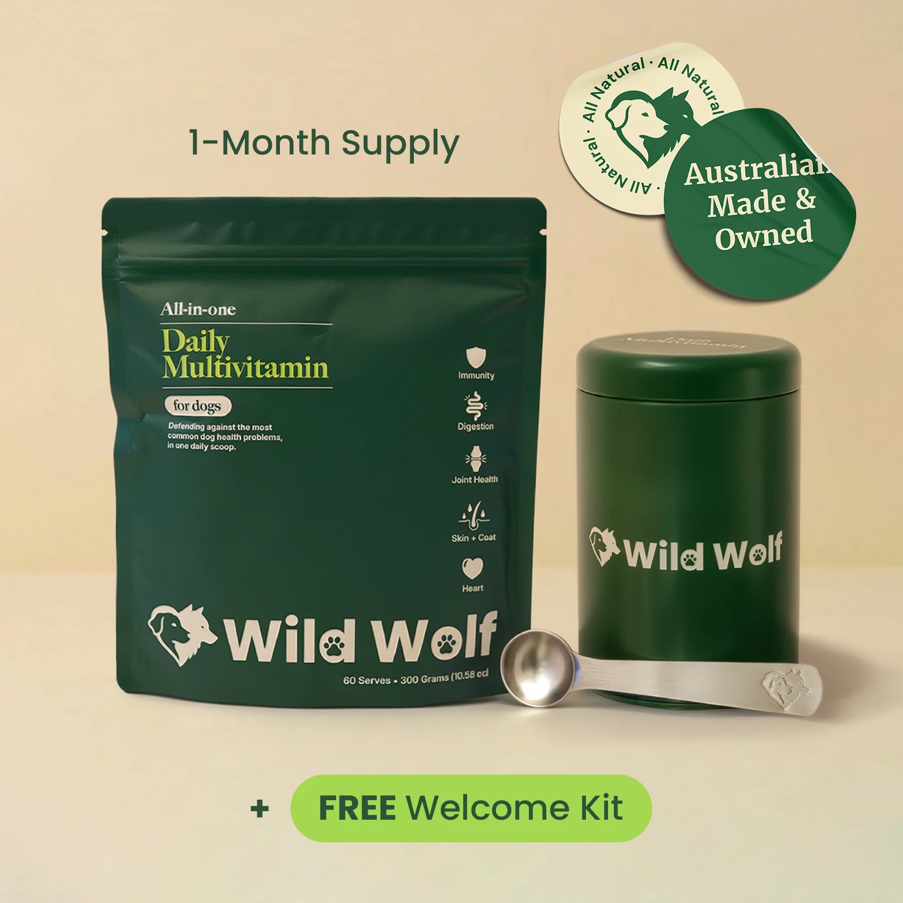 Wild Wolf Australia - Human-Grade Dog Multivitamin